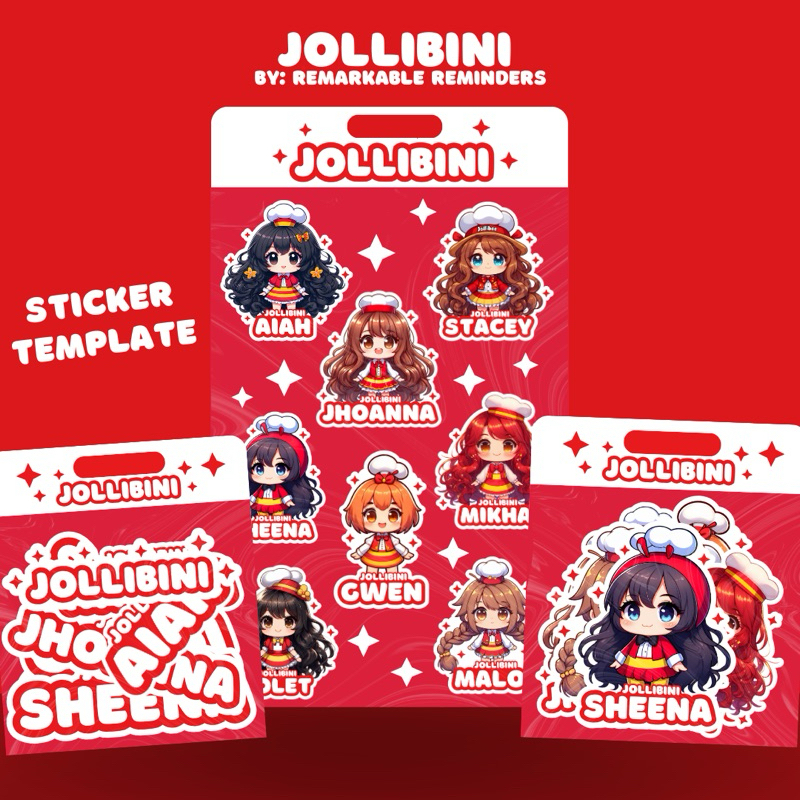 BINI MERCH BINI STICKERS INSPIRED BY GIRL GROUP BINI PERFECT FOR FANS ...