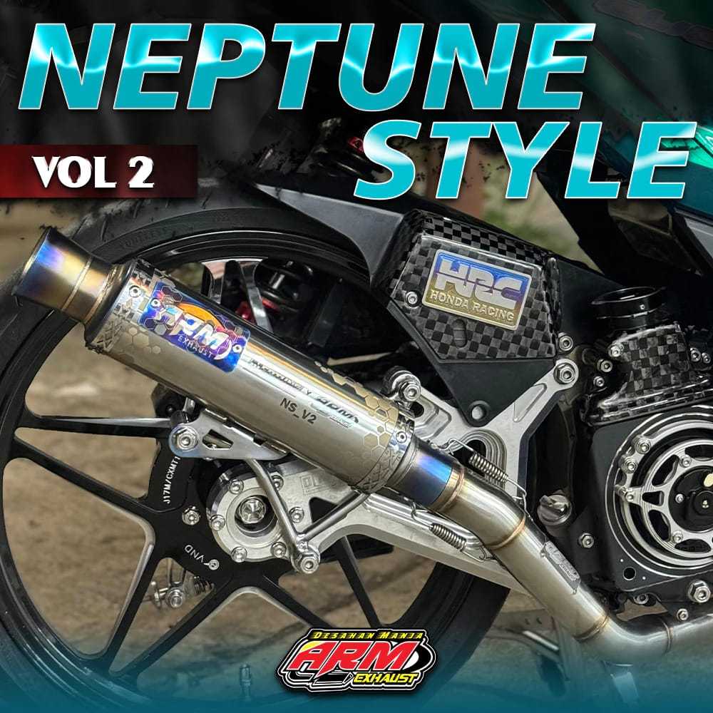 KONDOMAN NEPTUNE RACING EXAUST "HONDA CLICK 125/150" (FREE SILENCER ...