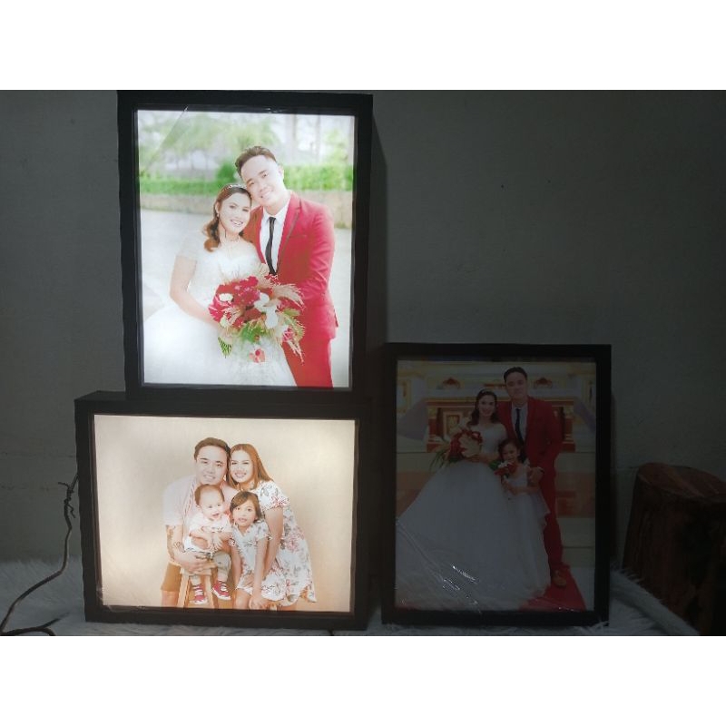 personalized wooden led frame wall decor | Shopee Philippines