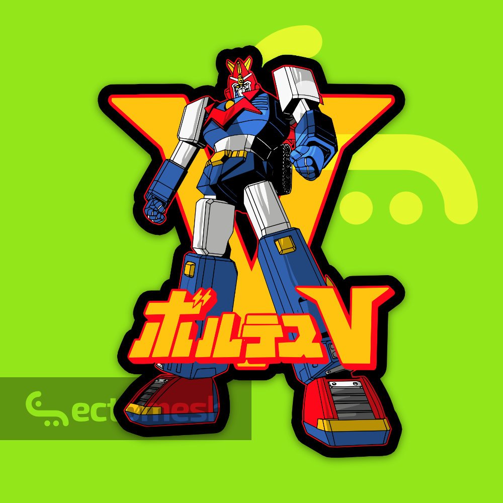 Voltes V Hero Pose - Vinyl Waterproof Car Sticker by EctoMesh | Shopee ...