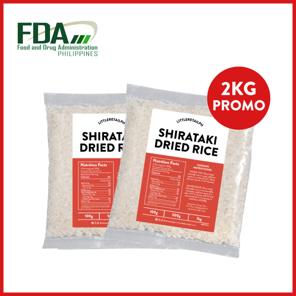 2kg Promo - Shirataki Dried Rice / Dry Rice | Shopee Philippines