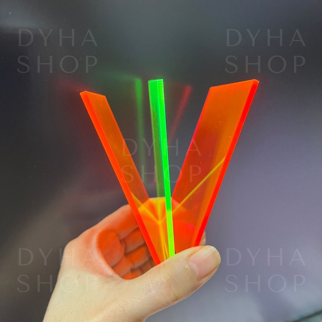 Fluorescent Colored Acrylic Sheets 1pc Page 2A [3mm Thick] Plexiglass ...