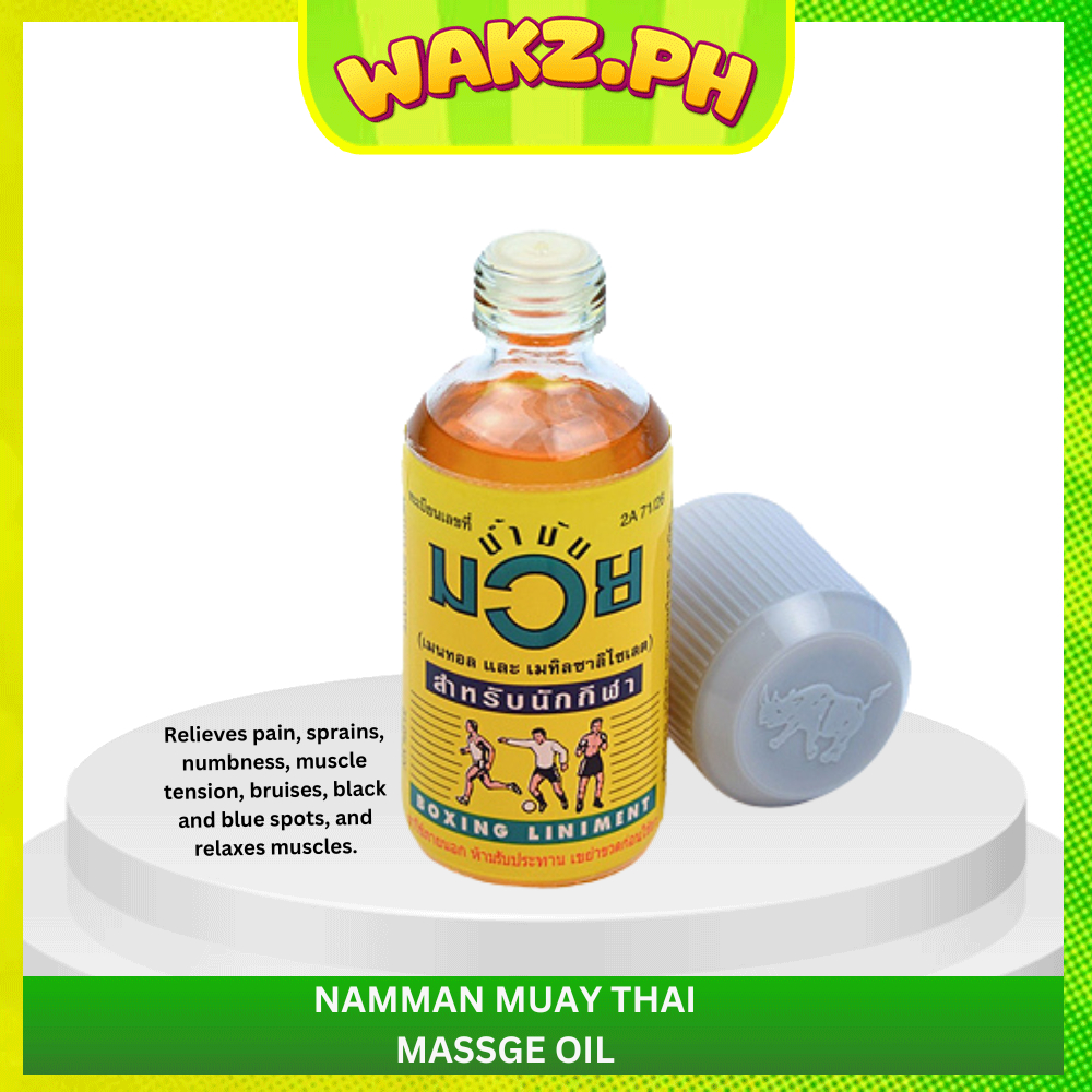 Wakz.ph thailand inhaler liniment oil menthol pain relief thai athletes ...