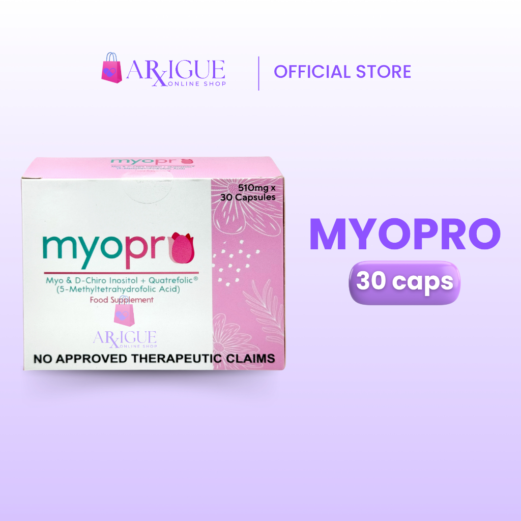 Myopro (Myo & D-Chiro Inositol +Quatrefolic) 30 capsules | Shopee ...
