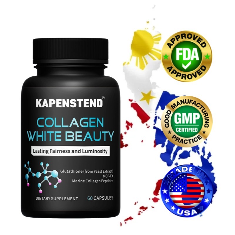 Collagen Whitening capsules with Marine Collagen Peptides, Glutathione ...