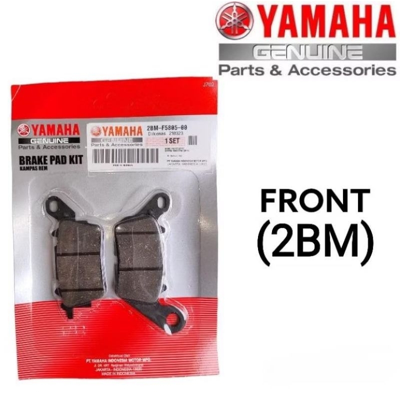 Yamaha Genuine Brake pad for Mio i 125 M3/ Mio Soul i 125 | Shopee ...