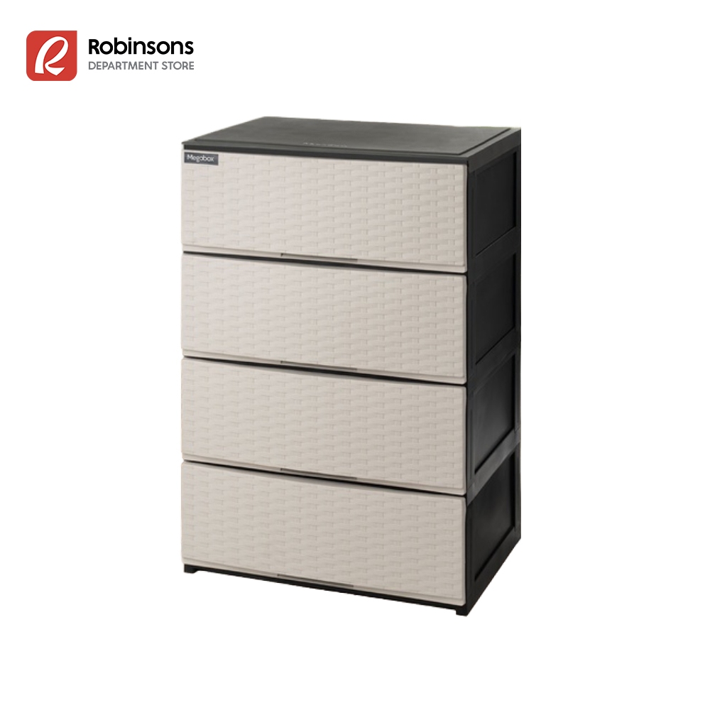 Megabox Boho Wide 4 Layer Latte Drawer | Shopee Philippines