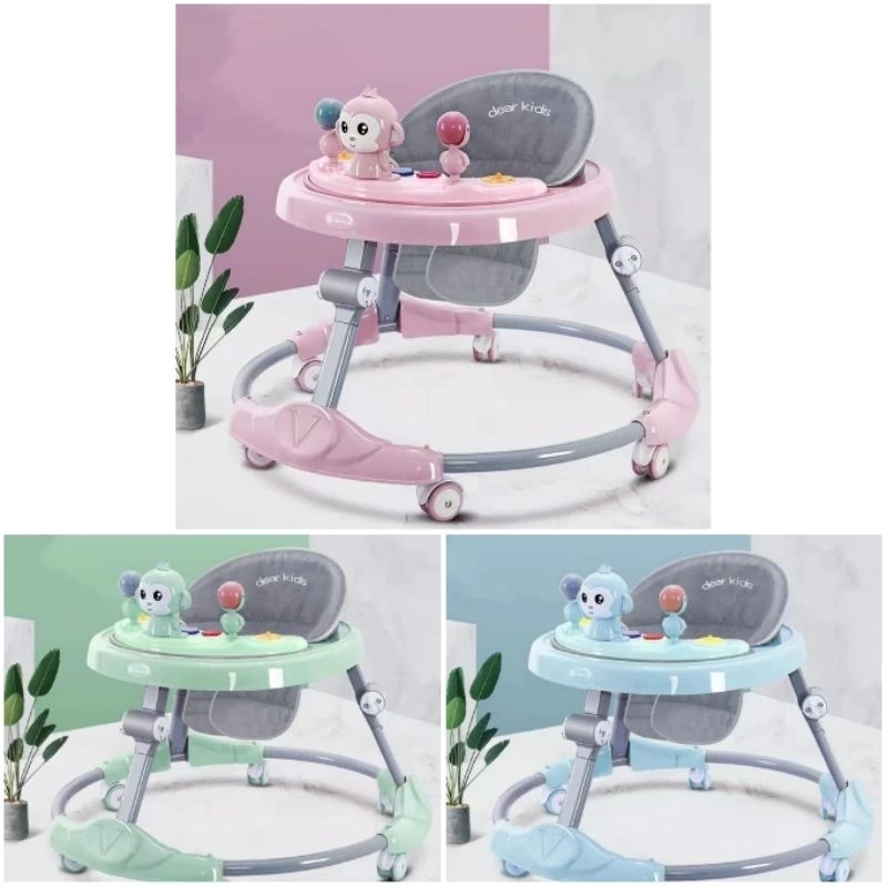 TOPTOYS #506 BABY WALKER Adjustable and Safety Learning Walker (RABBIT ...