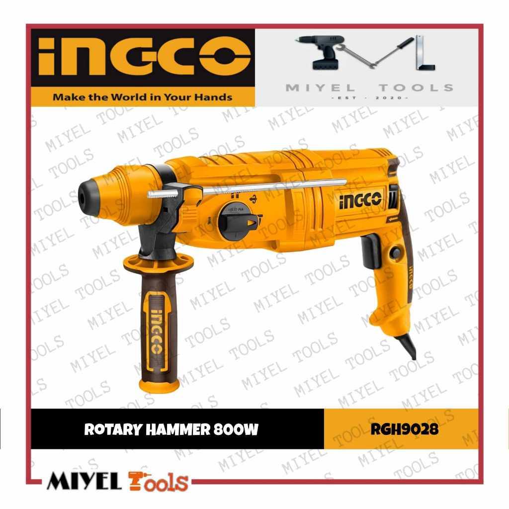 INGCO Rotary Hammer Chipping Gun Drill SDS Plus System 800W RGH9028 | Shopee Philippines