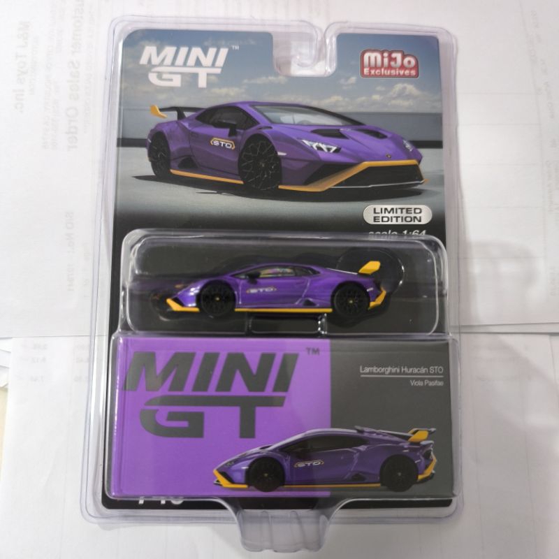 Mini GT Lamborghini Huracan STO Viola Pasifae - MGT00746 | Shopee ...