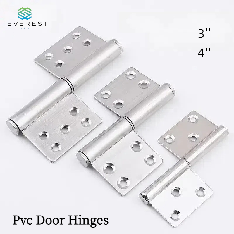 Pvc Plastic Door Hinges/Flag Hinges with Screw 3'' , 4'' | Shopee ...