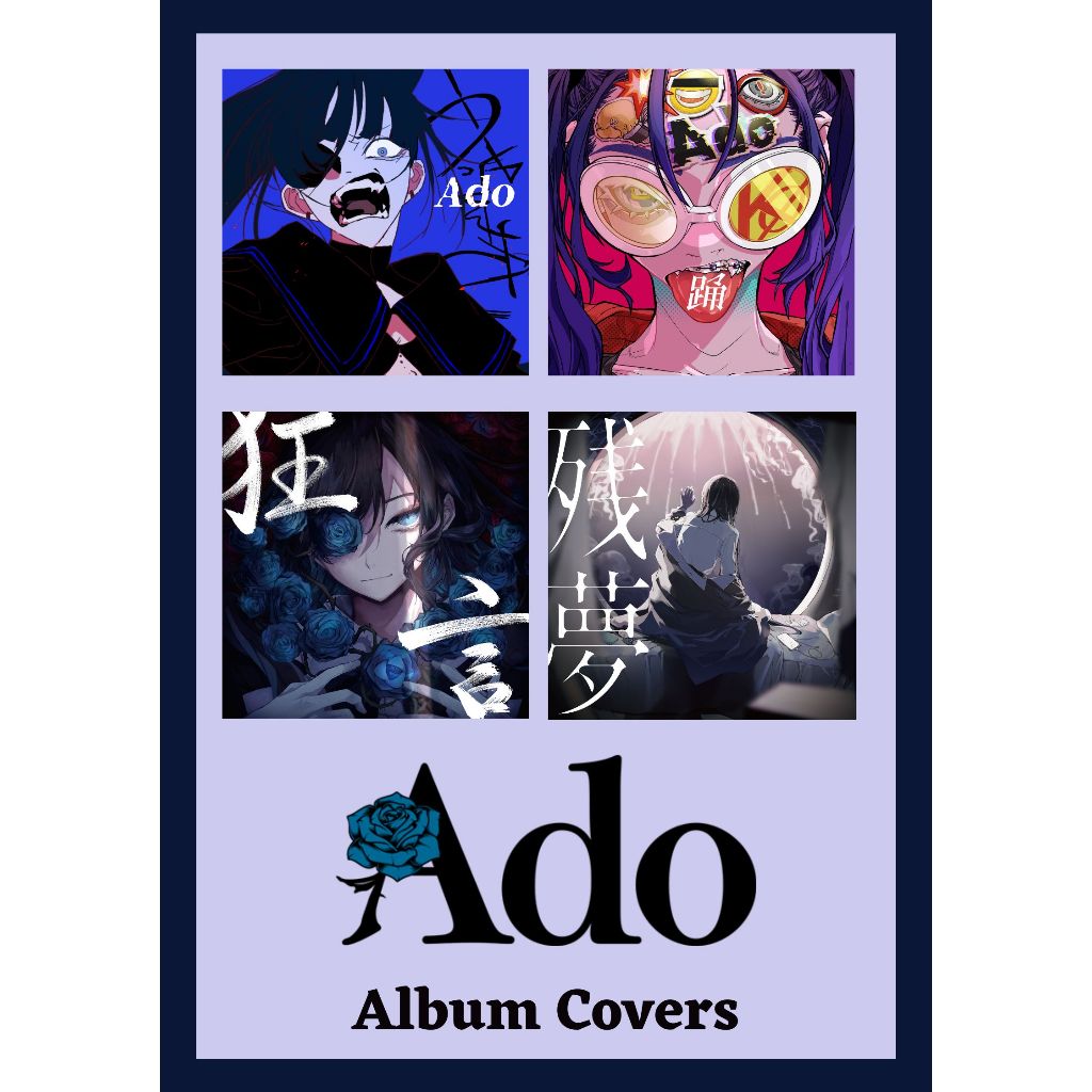 ADO J-Pop Single and Album Cover Posters | Shopee Philippines