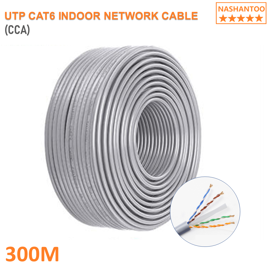Indoor 300M UTP Cat6 Cable Ethernet Lan Cable CCA(Not Copper) Network ...