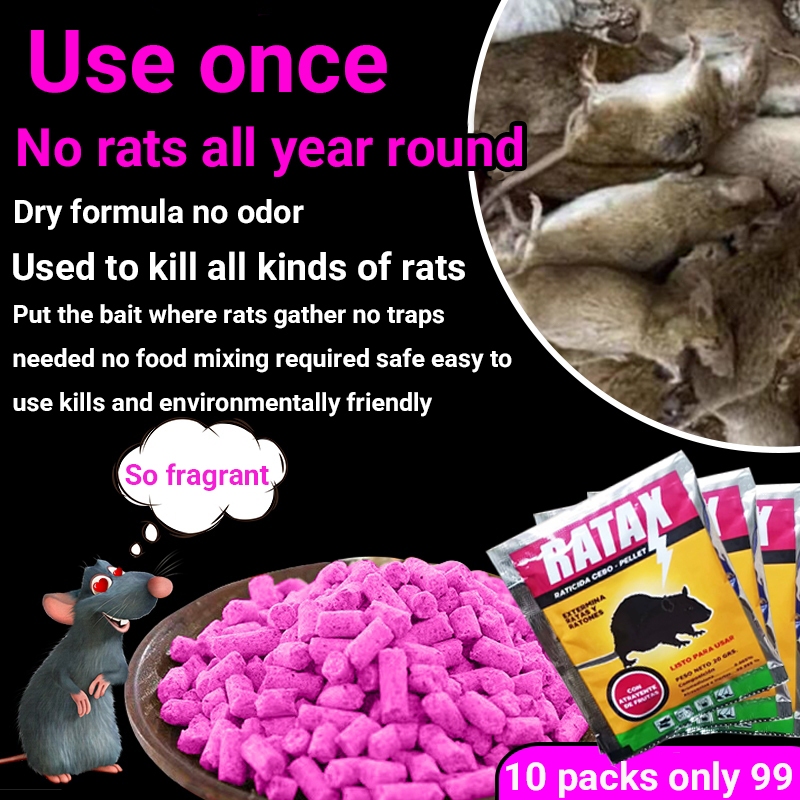 500% Effective Mice Big Rat Killer Poison 20g/bag Bait Harmless to ...