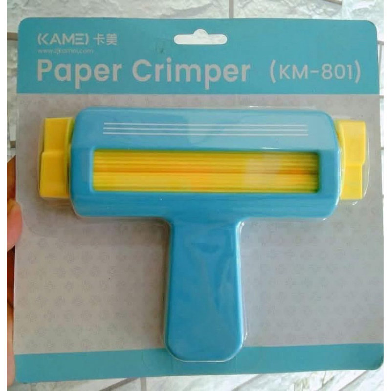 Kemei Mini Paper Crimper for Arts and Craft Paper Embosser Scrapbook ...