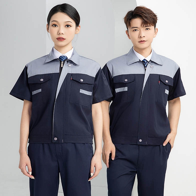 PPE Safety Work Jacket Short Sleeve Labor Protection clothing Clothes ...