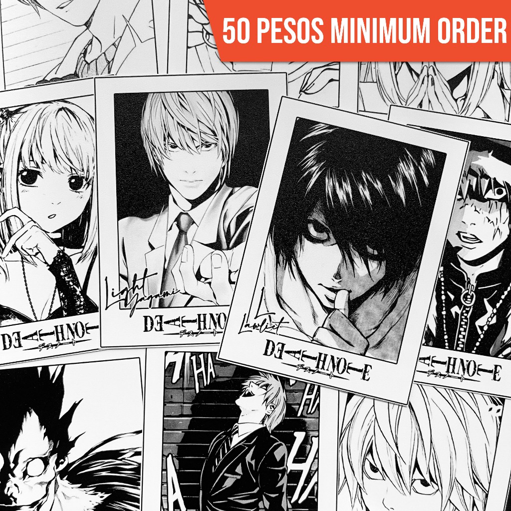 Death Note Anime Manga Photocard (Photopaper) | Shopee Philippines