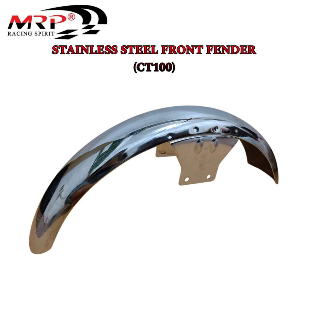 CT100 STAINLESS STEEL FRONT FENDER | Shopee Philippines
