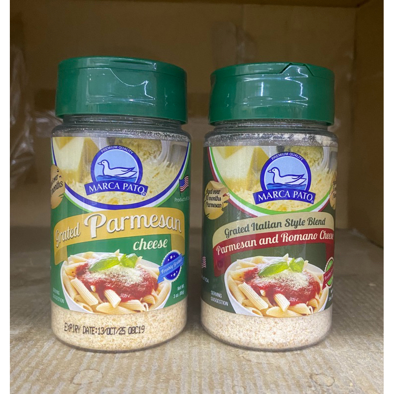 Marco Pato Grated Parmesan Cheese or Parmesan and Romano Cheese 85g ...