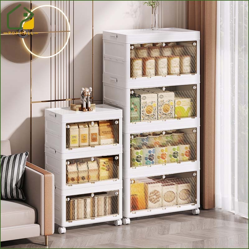 PoP Foldable Cabinet Oganizer Gap Storage Cabinet Stackable Box ...
