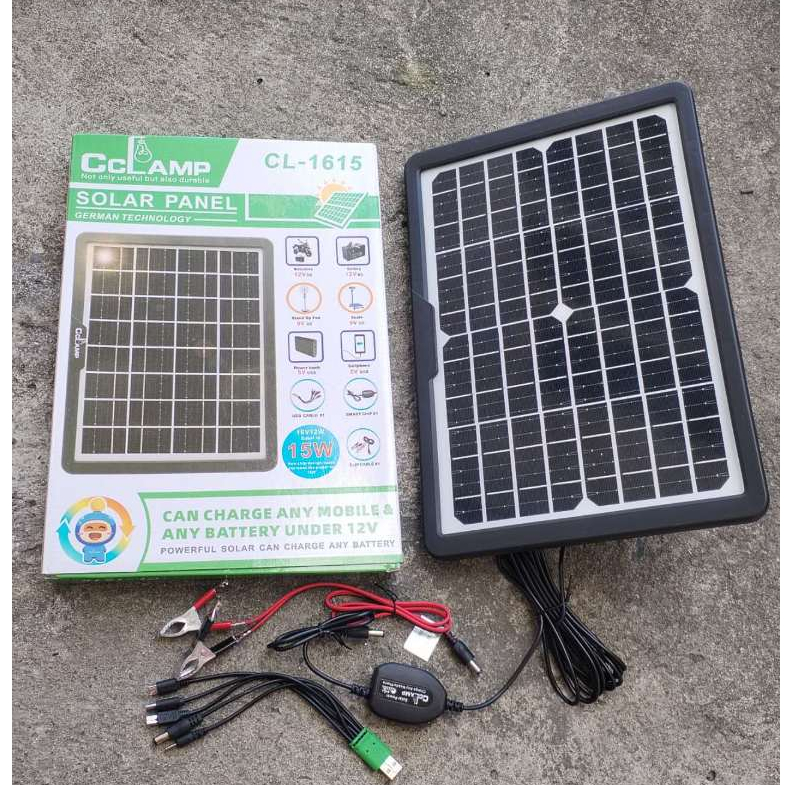 Solar Panel For Charging Cellphone And 12V Battery Charger Panel CL ...