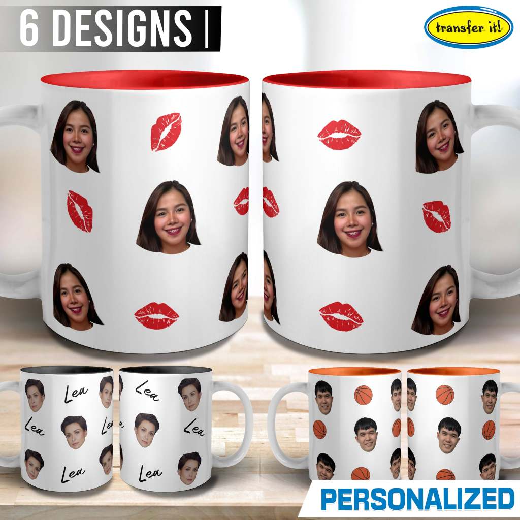 Transfer it Customized/Personalized 11oz Inner mug insert photo & names ...