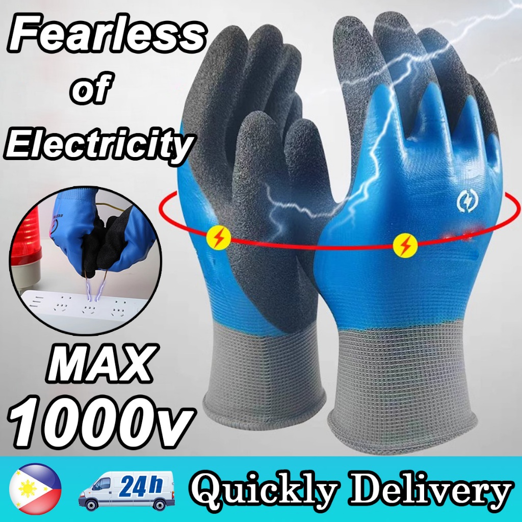 A Pair Live Working Gloves Anti 1000v Faraday Cage High Voltage ...