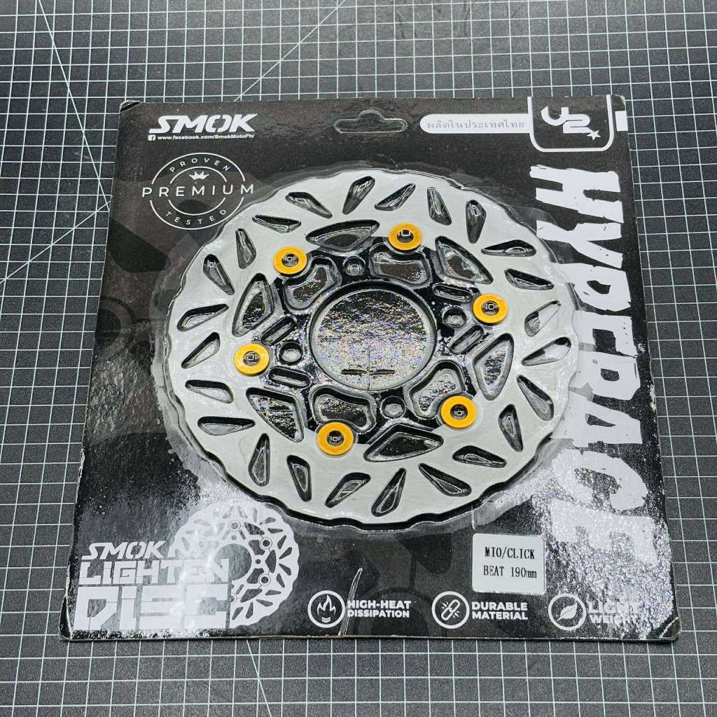 SMOK LIGHTEN DISC V2 MIO/CLICK/BEAT 190MM 4HOLES GOLD/BLACK | Shopee ...