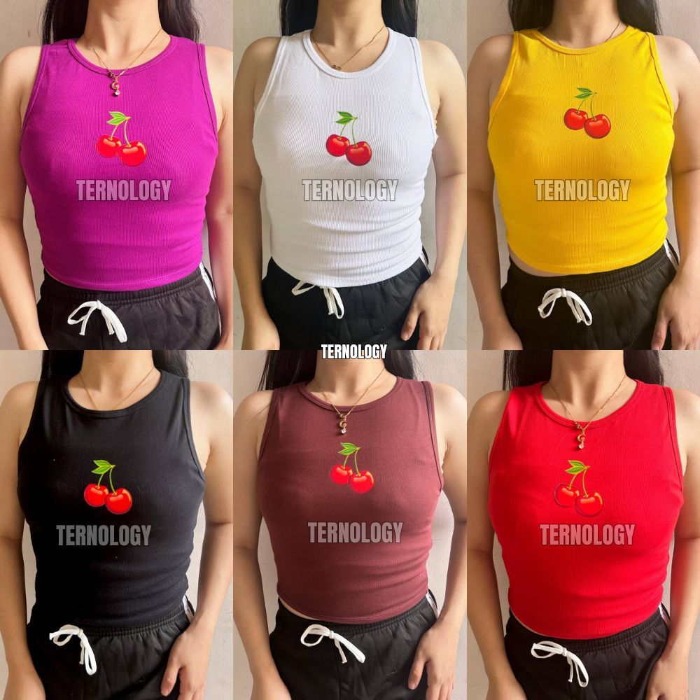 CHERRY RACER TOP SANDO FOR WOMEN FIT UP TO MEDIUM SIZE | Shopee Philippines