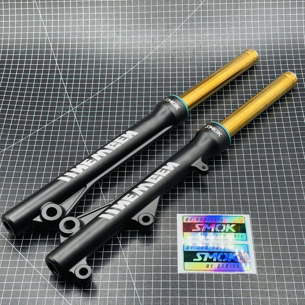 SMOK PRO GLIDE NEWGEN FRONT SHOCK ASSY VARIO150/CLICK150 BLACK/GOLD ...