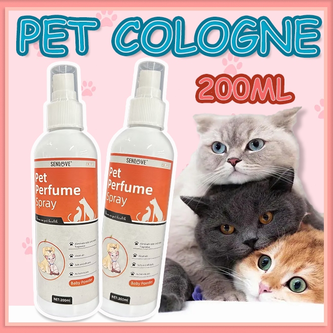 SENLOVE Dog Perfume Cat Cologne Pet Cologne Long Lasting Baby Powder ...