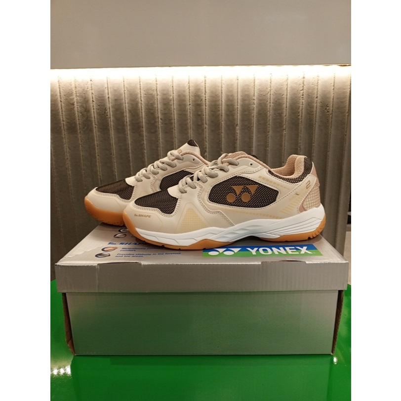 YONEX MACH 2 BADMINTON SHOES (BEIGE GOLD) | Shopee Philippines