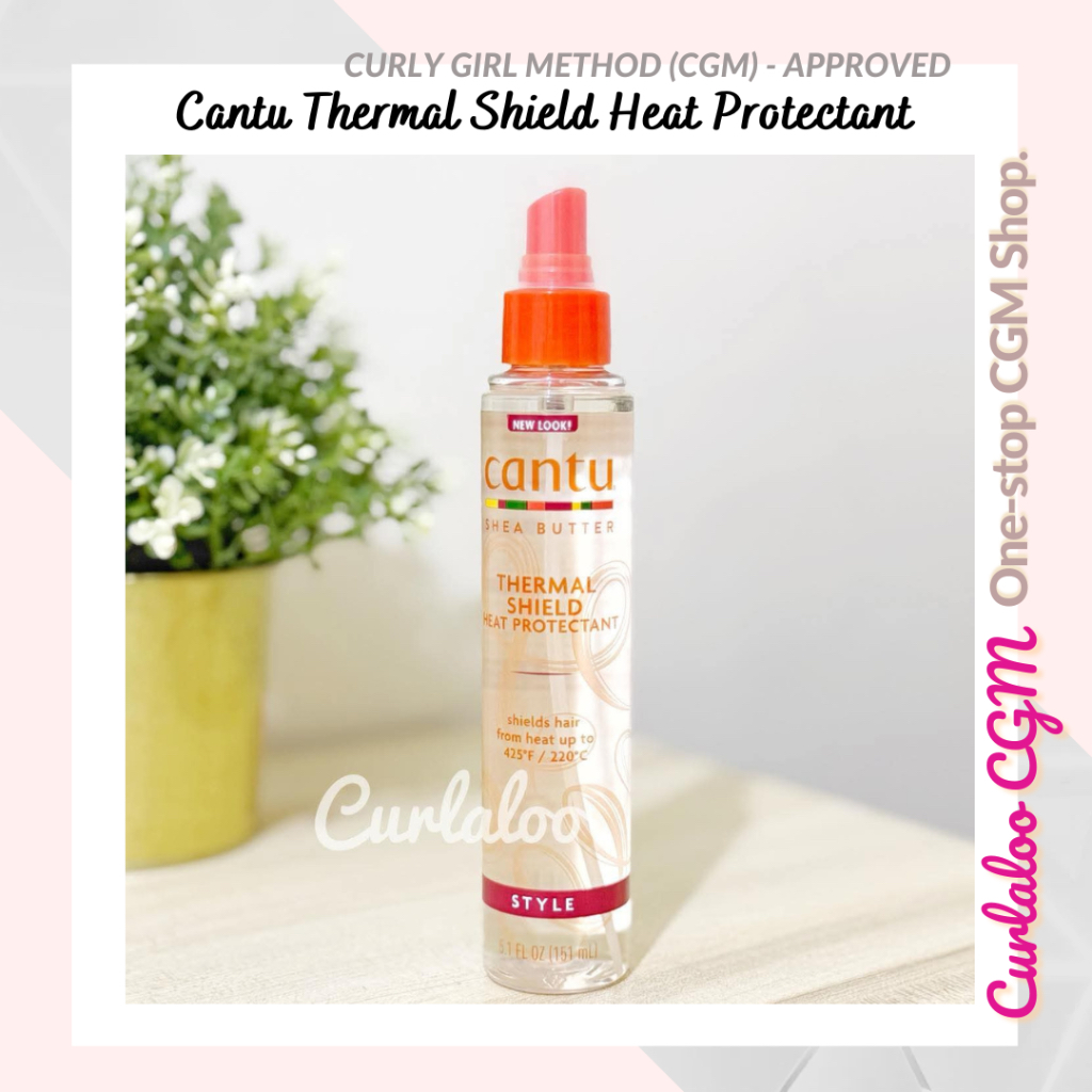 Curlaloo CGM Shop - Cantu Shea Butter Thermal Shield Heat Protectant ...