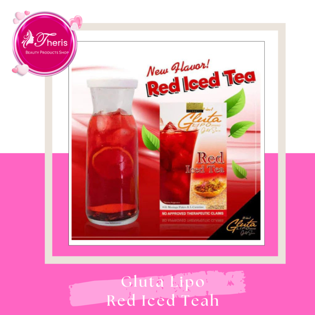 Gluta Lipo | Red Iced Tea (Gold Series) | Shopee Philippines
