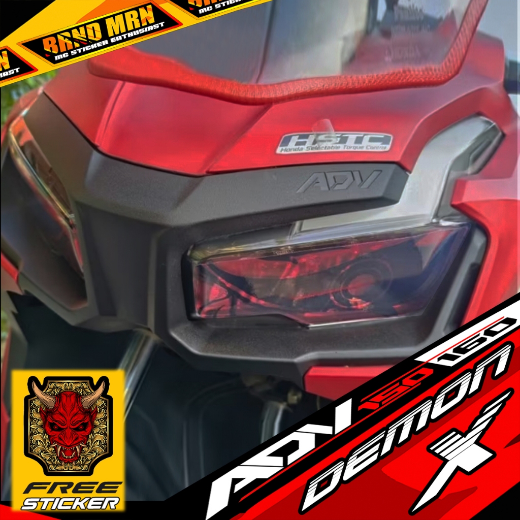 HONDA ADV 150/160 HEADLIGHT EYE DECAL CLEAR STICKER TINT PROTECTOR ...