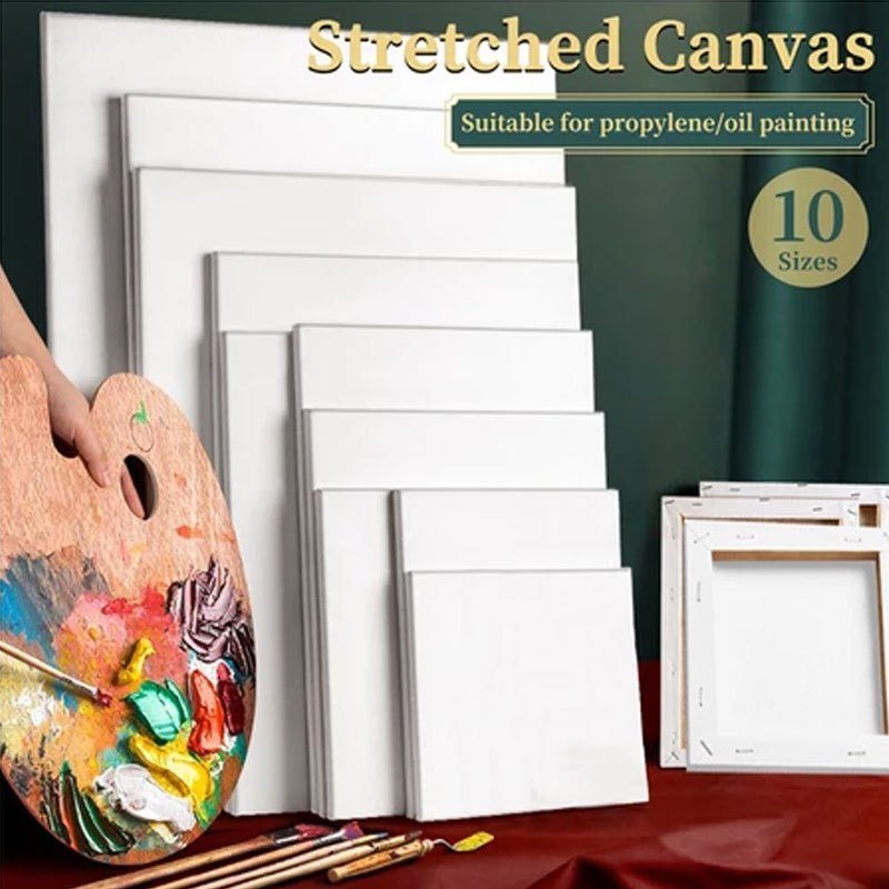Canvas Board Painting Plain Cotton for Drawing Art(Multiple sizes ...