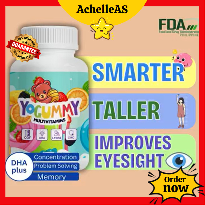 Yogumm Vitamins for Kids Make Kids Smart Brain Booster Memory ...