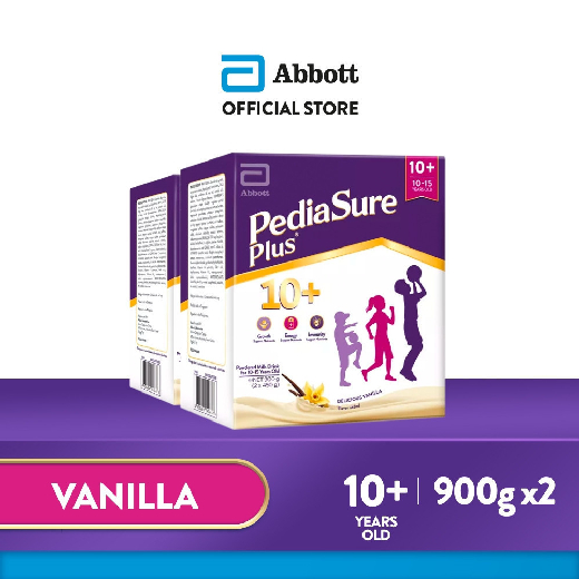 Pediasure Plus 10+ Vanilla 900g Bundle of 2 for Adolescents 10-15 Years ...