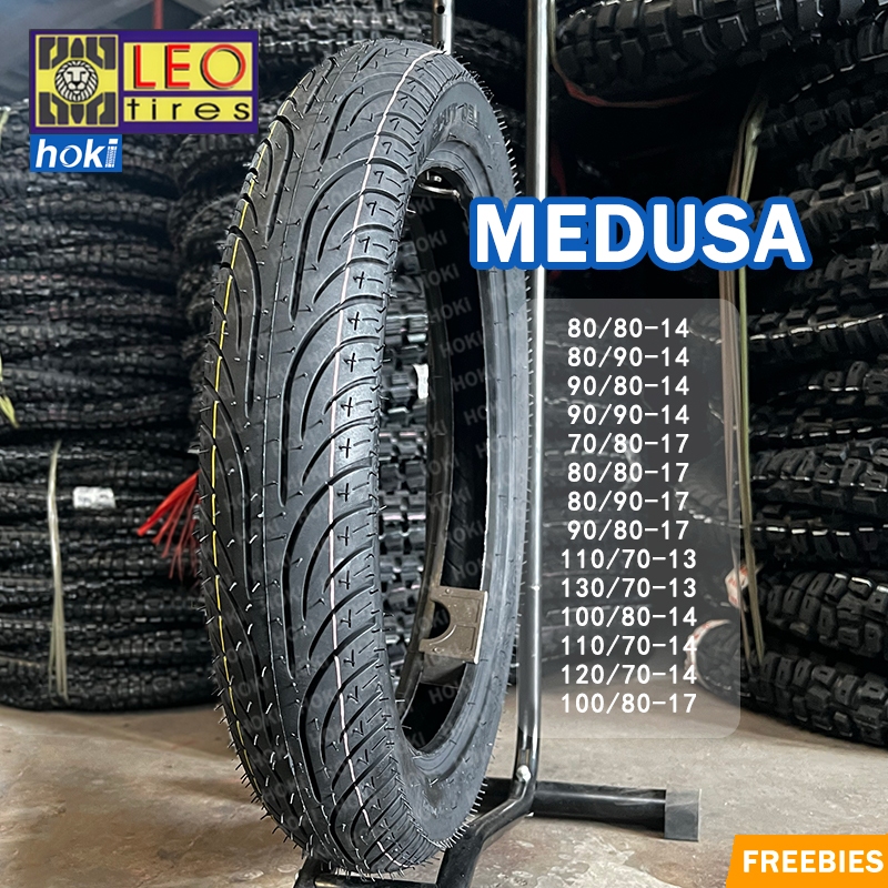 LEO MEDUSA TUBELESS TIRE 13/14/17 Gulong Skid tires ORIGINAL MOTORCYCLE ...