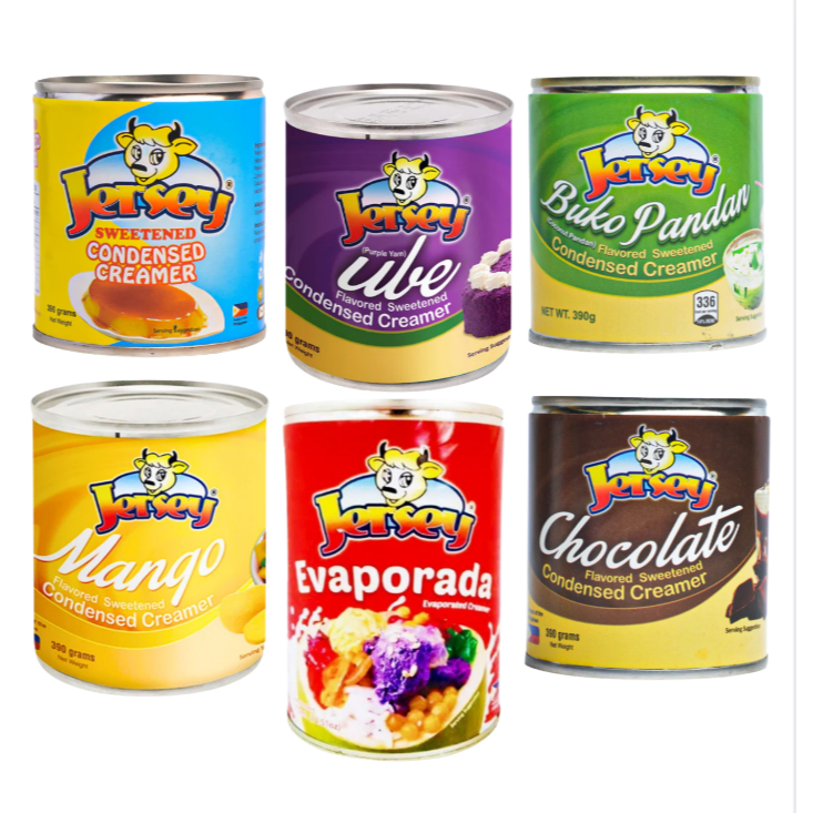Jersey Condensed Creamer Milk - Buko Pandan, Mango, Chocolate - Perfect ...