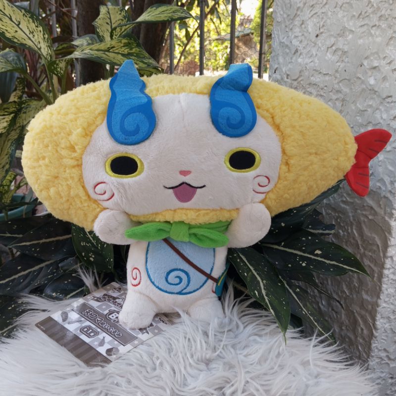 Yokai Watch KOMASAN Tempura head Limited Edition Japan Plush Toy ...
