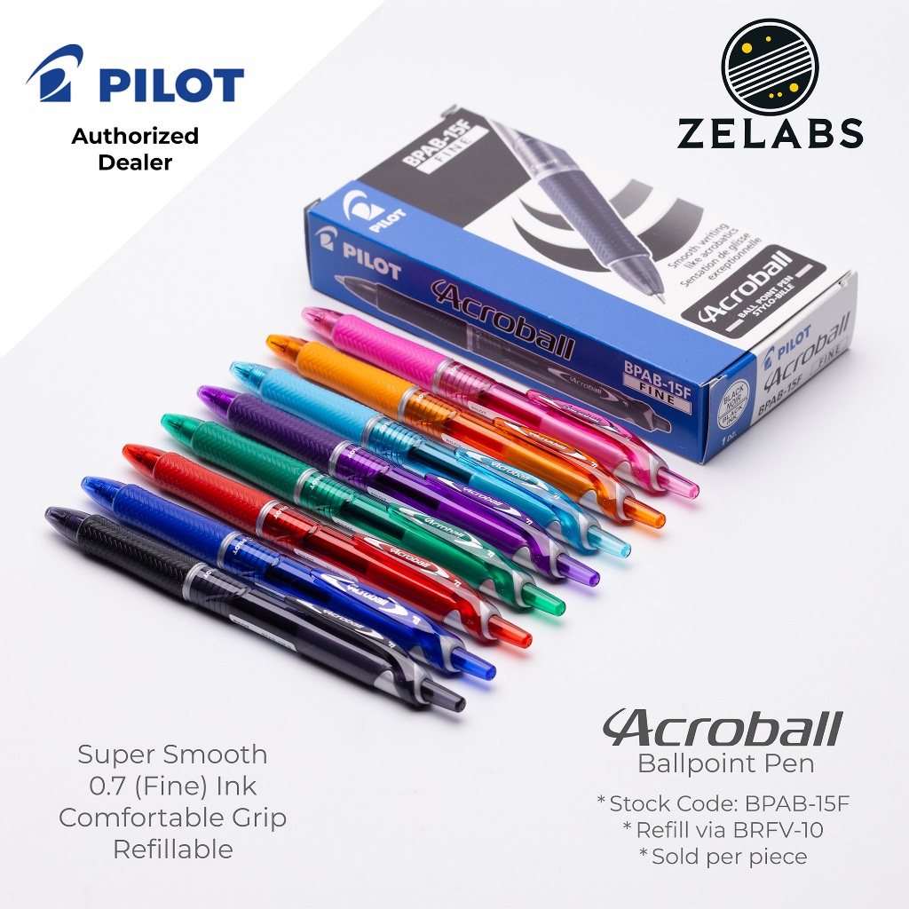 Pilot Acroball 150 Fine Ballpoint Pen - BPAB-15F - 0.7mm | Shopee ...