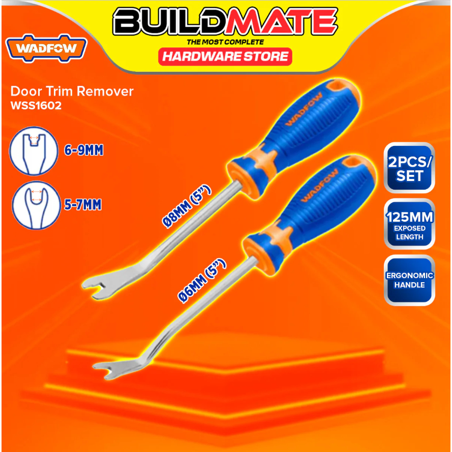 BUILDMATE Wadfow 2PCS/SET 125MM Door Trim Remover Set Pry Puller ...