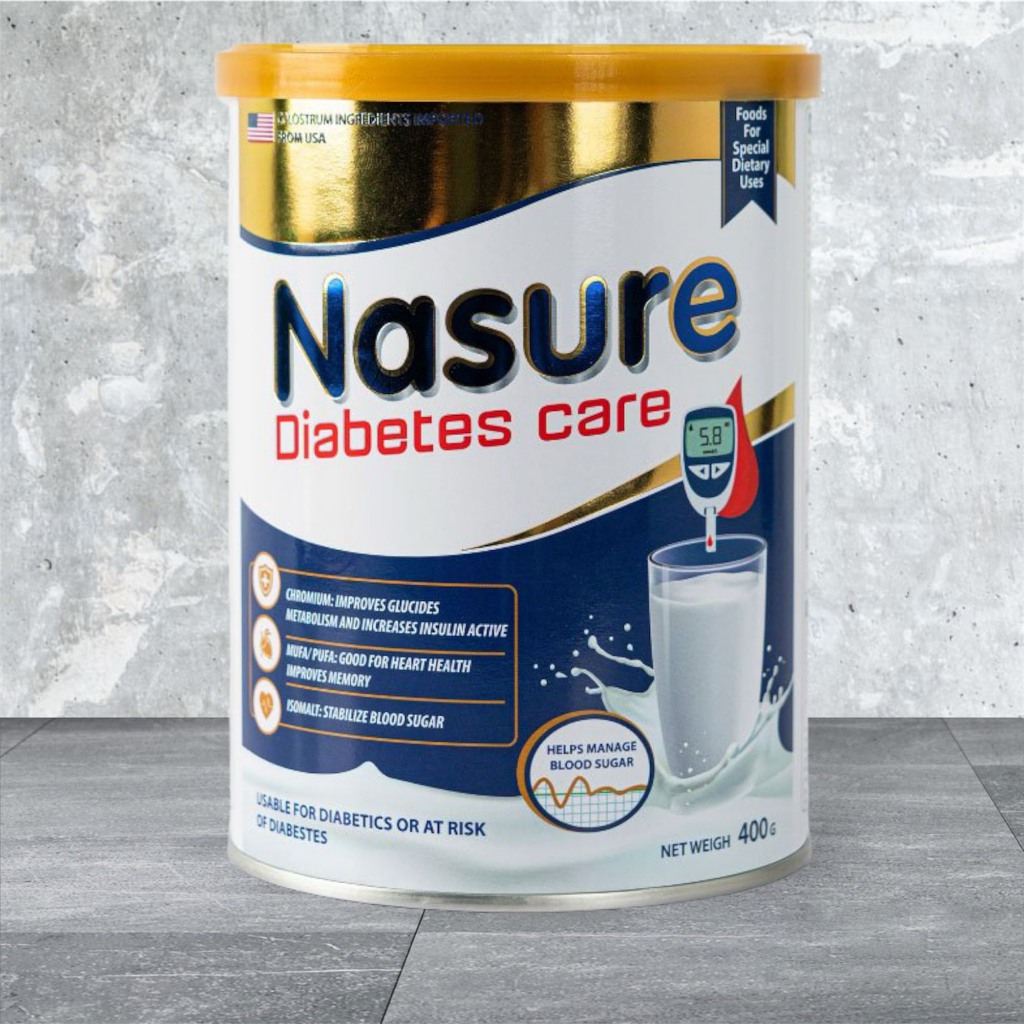 NASURE Milk Helps Balance Sugar Levels, Original 400g, Date 2026 ...