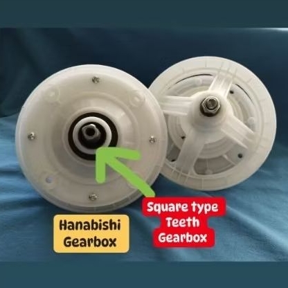 Hanabishi square teeth gearbox/gearcase for washing machine | Shopee ...