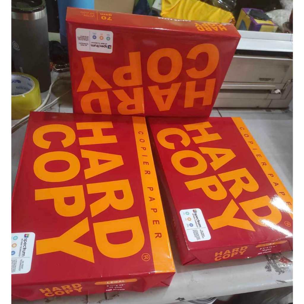 A4 HARD COPY BRAND BOND PAPER | Shopee Philippines