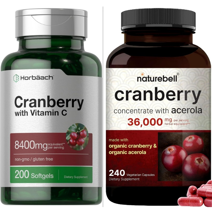 Cranberry Concentrate Extract 200/240 Capsules | Horbaach / Naturebell ...