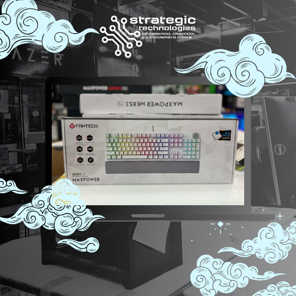 Fantech MK853 V2 Maxpower White Mechanical Keyboard | Shopee Philippines