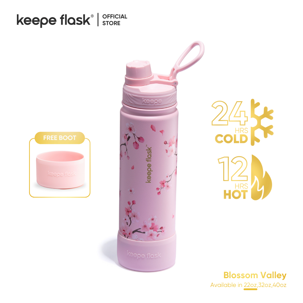 Keepe Flask Sakura Tumbler 3D Blossom Valley Limited Vacuum Insulated ...