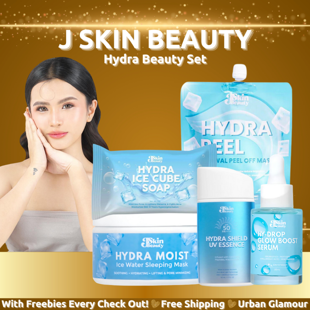 JSkin Beauty Cosmetics & Skin Care Set Hydra peel, Hydra moist, Hydra ...